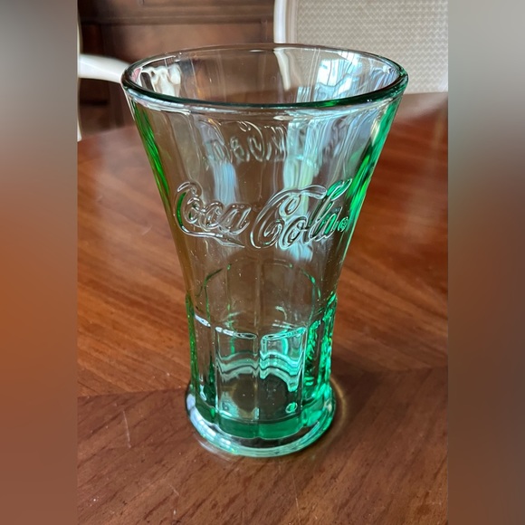 Coca Cola | Dining | Vintage Cocacola Coke Green Pint Flared 6 Oz ...